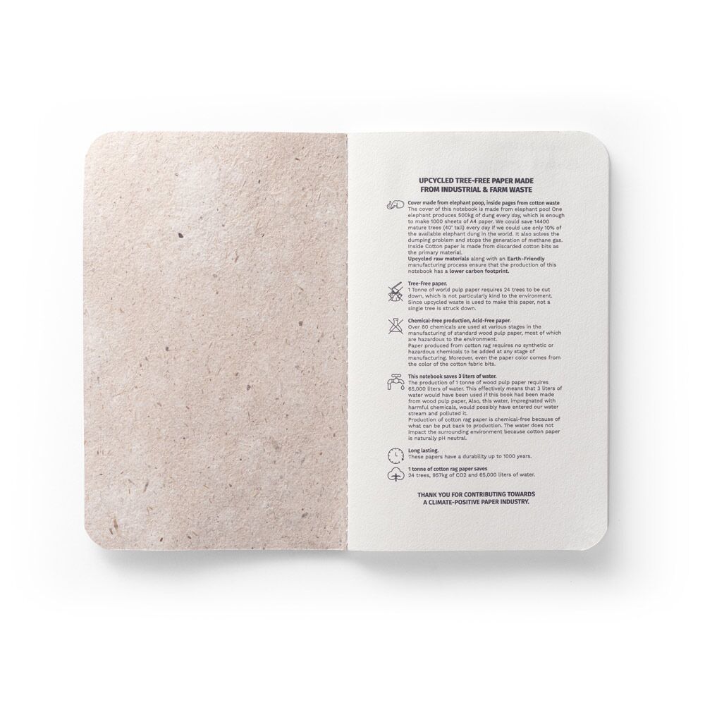 Elephant Poop Paper Notebooks & Journals | The Urban Nordic